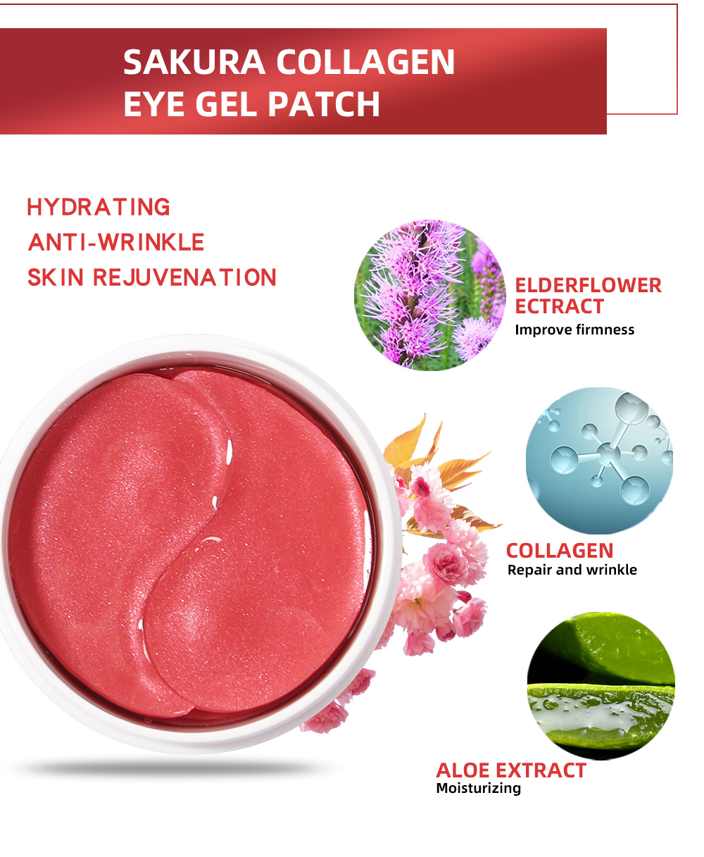 Custom Under Eye Patches Collagen Hydrogel Gel Eye Mask - Private Label ...