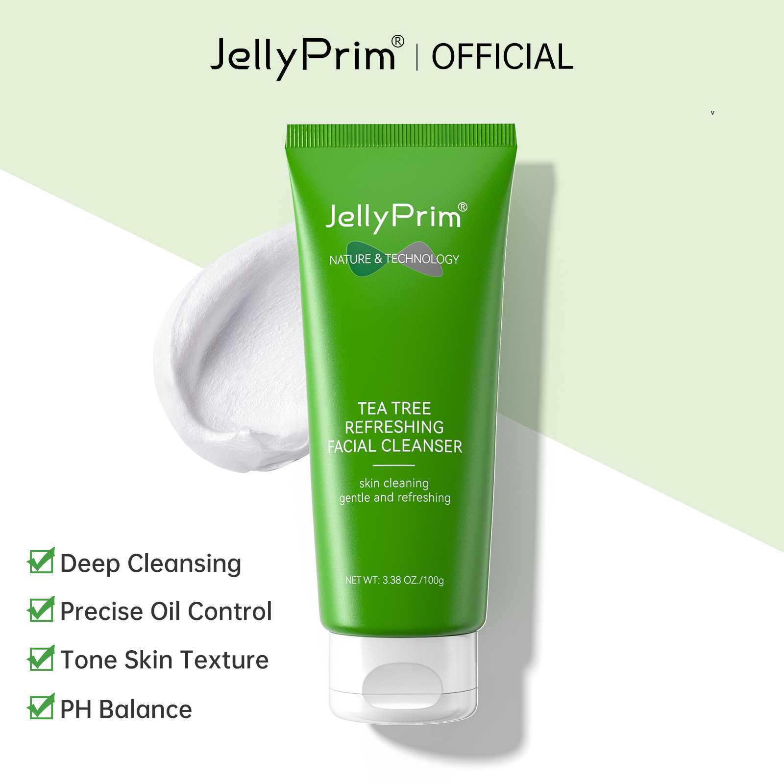 JellyPrim OEM Tea Tree Essential Oil Acne Removal Skin Care Set ...