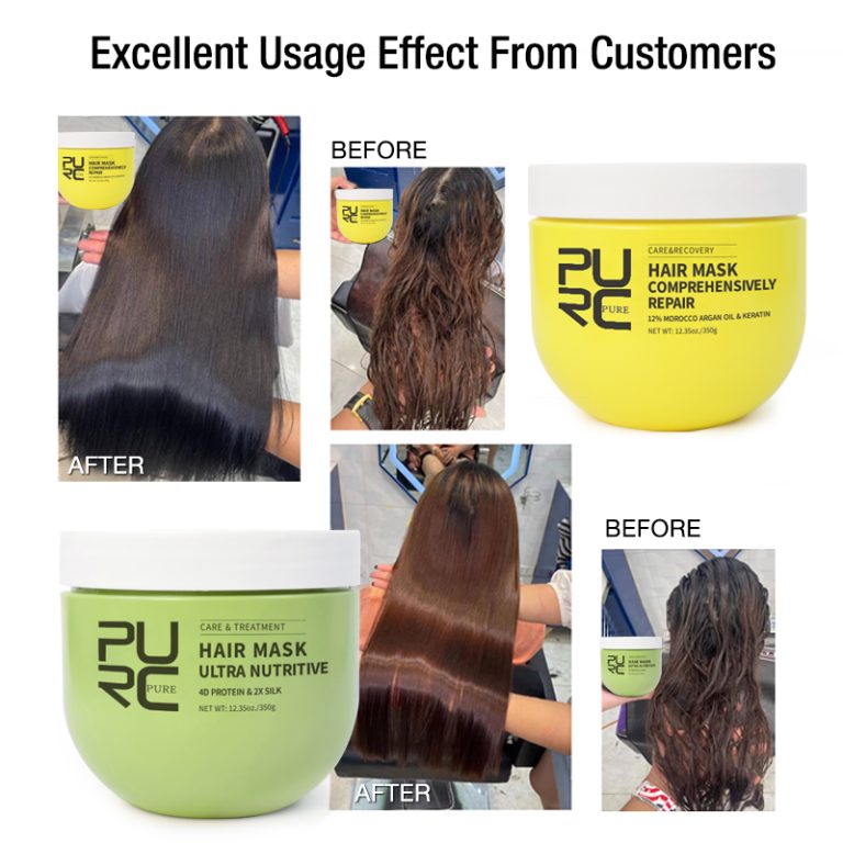 Hydrating Keratin Hair Mask for Frizzy Dry Damaged Hair