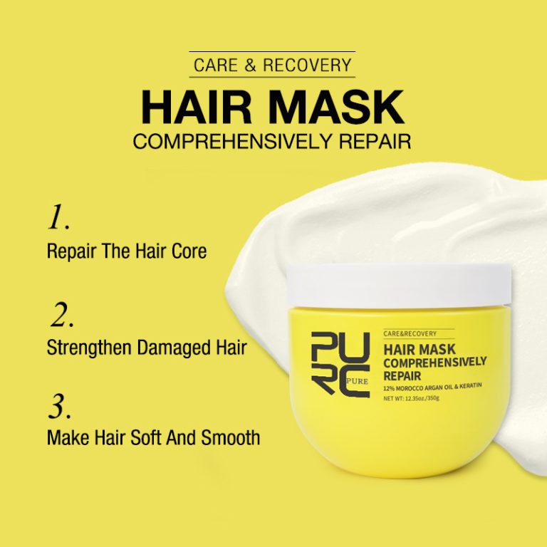 Hydrating Keratin Hair Mask for Frizzy Dry Damaged Hair