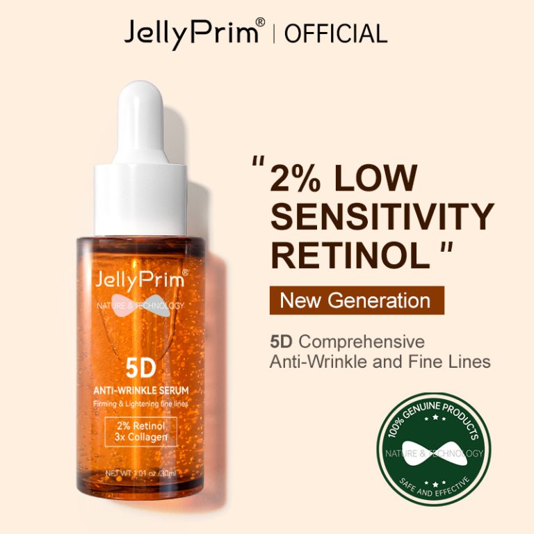 JellyPrim Firming Lightening Fine Lines Anti Wrinkle Retinol Serum for ...