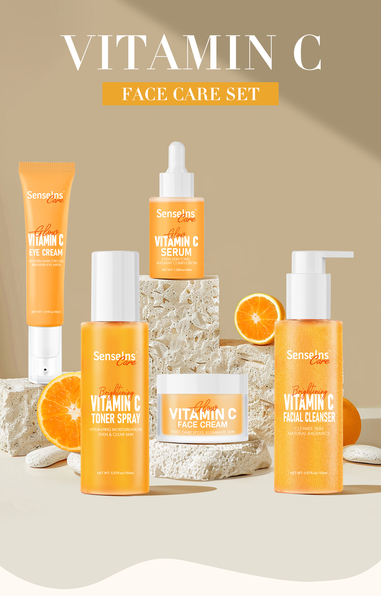 Transform Your Skin with Our Vitamin C Skin Care Set | Achieve Radiant ...